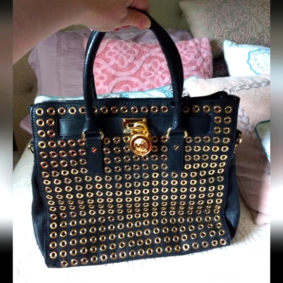 MICHAEL Michael Kors | Bags | Vintage Michael Kors Black Leather ...